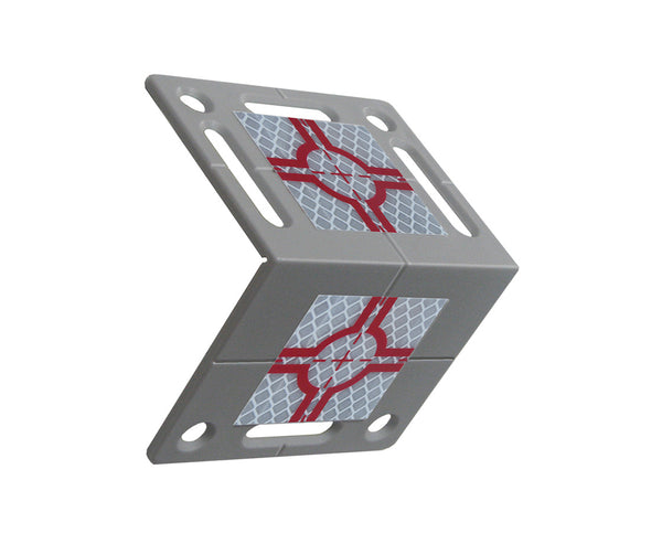 Angled Retro Reflective Survey Target w/Two Reflectors (40mm x 40mm ...